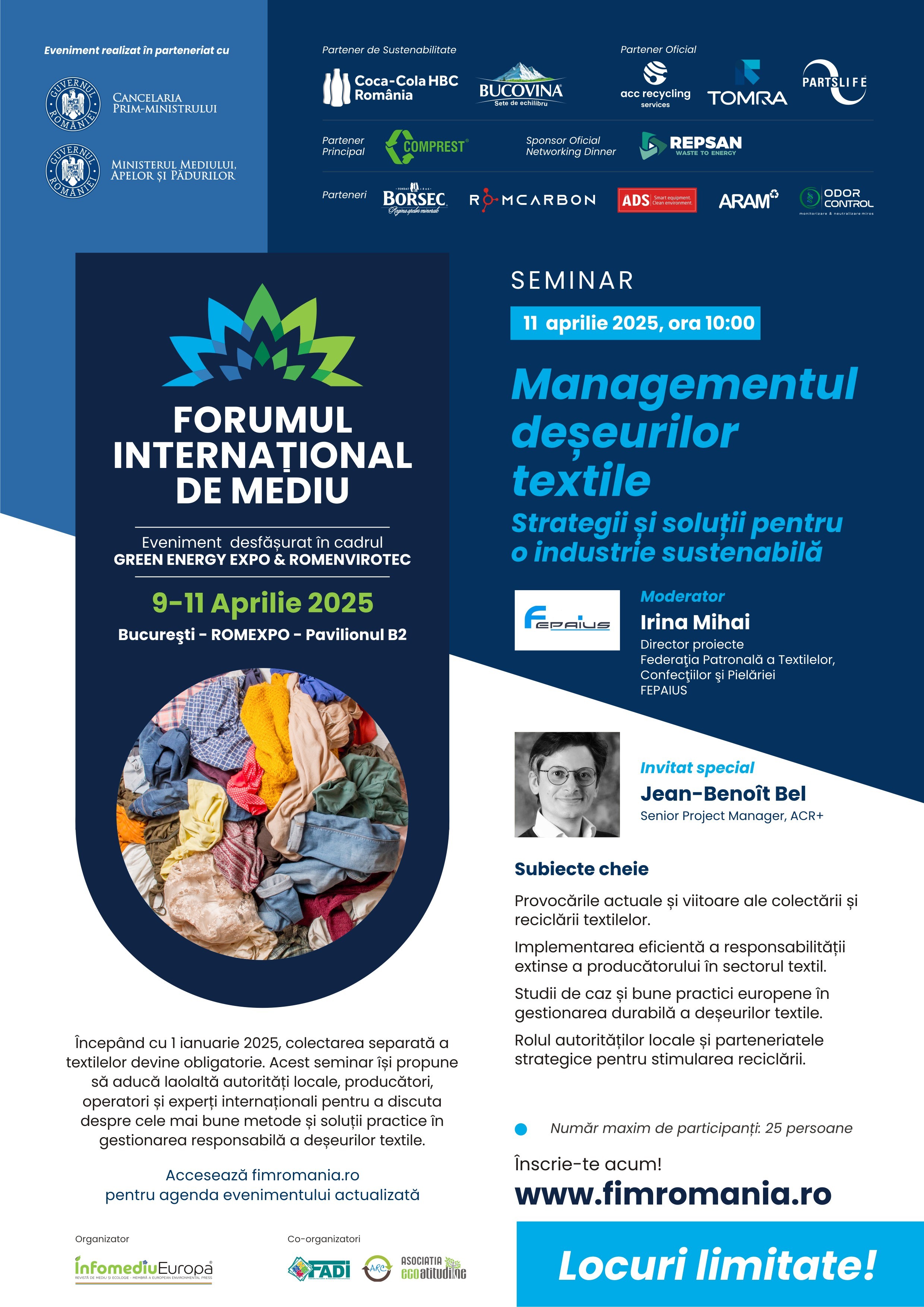 Agenda - Forumul International de Mediu